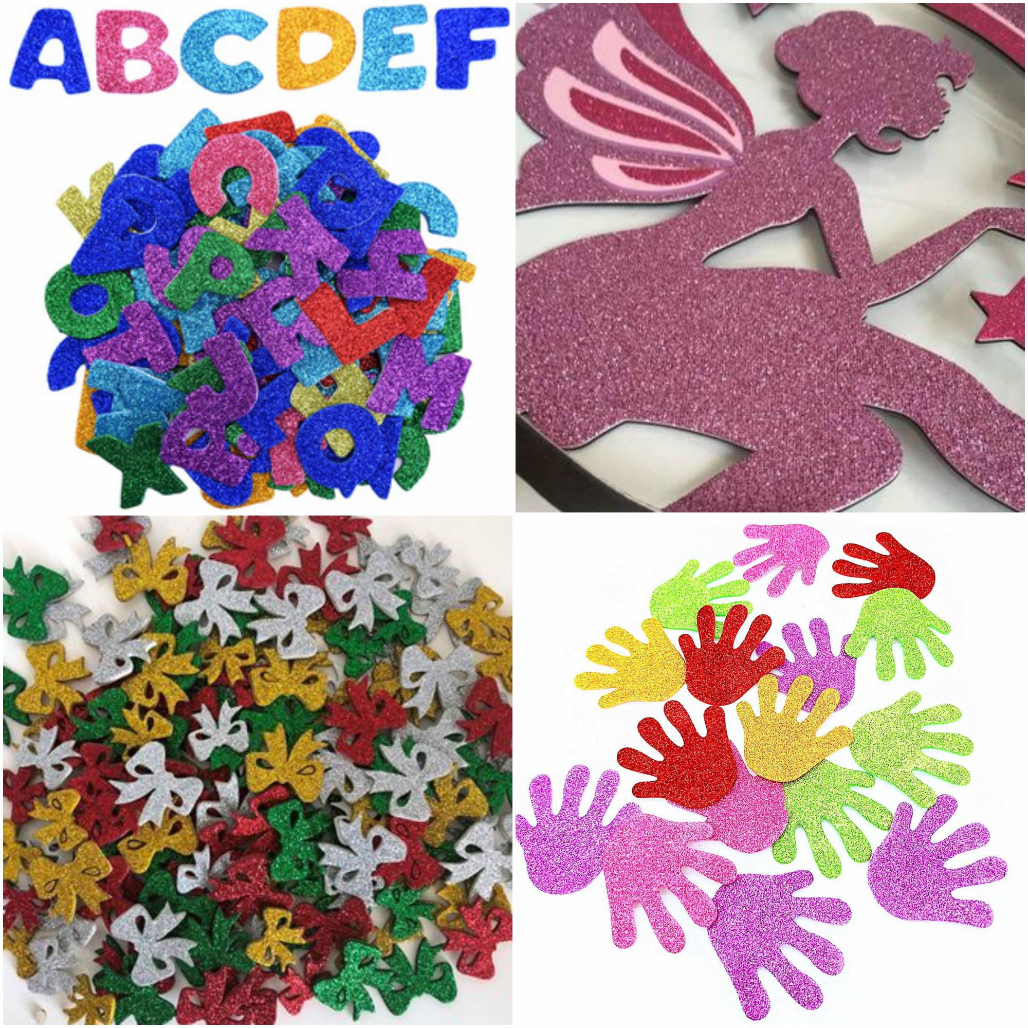 Glitter EVA Sponge Sticker