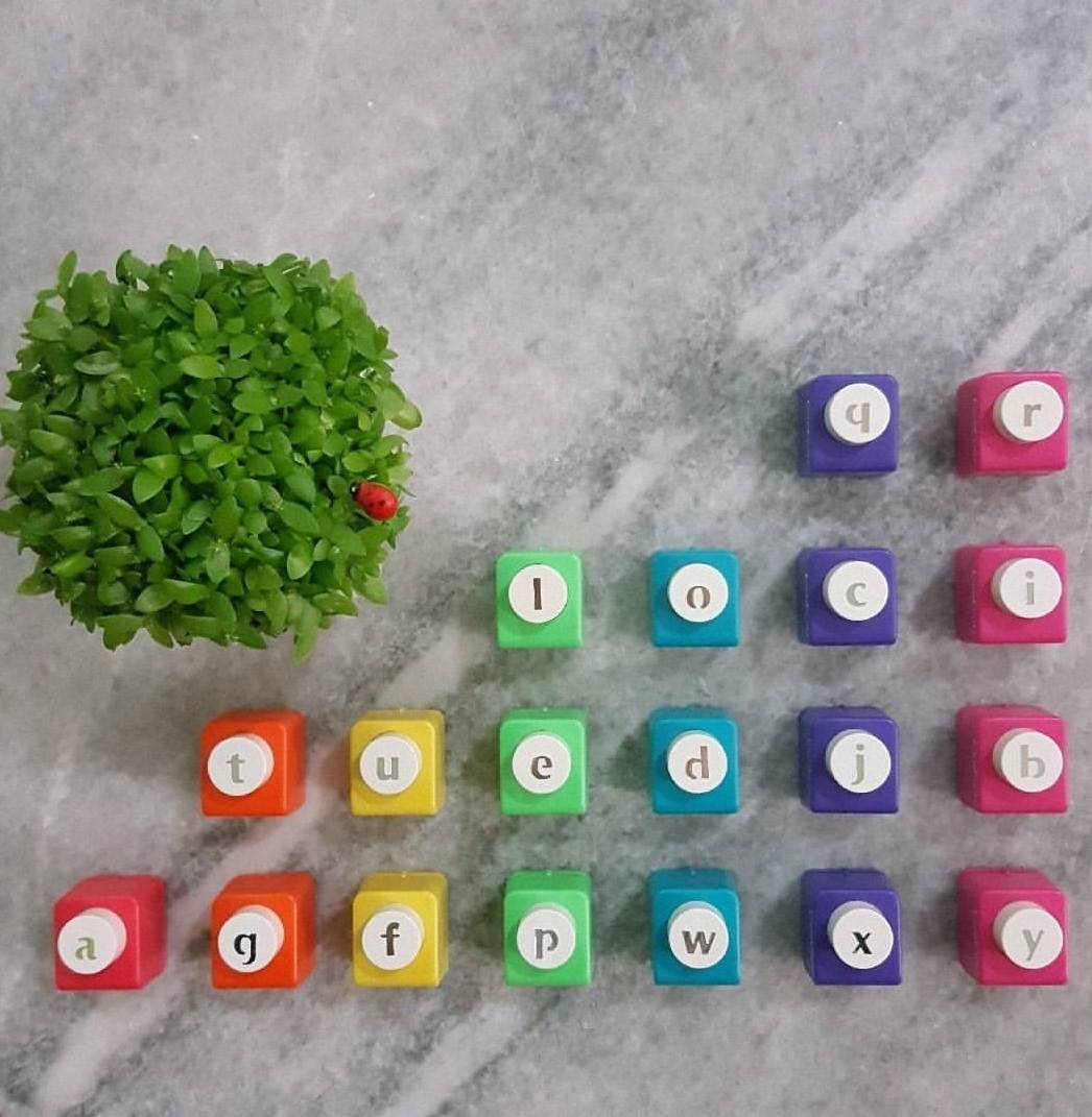 small letter punch set