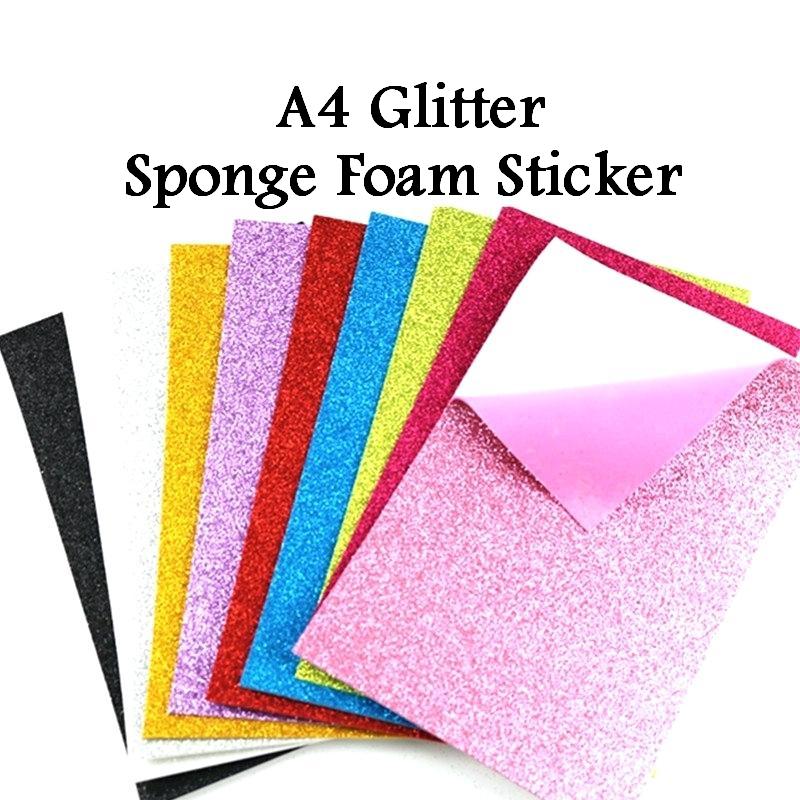 Glitter EVA Sponge Sticker