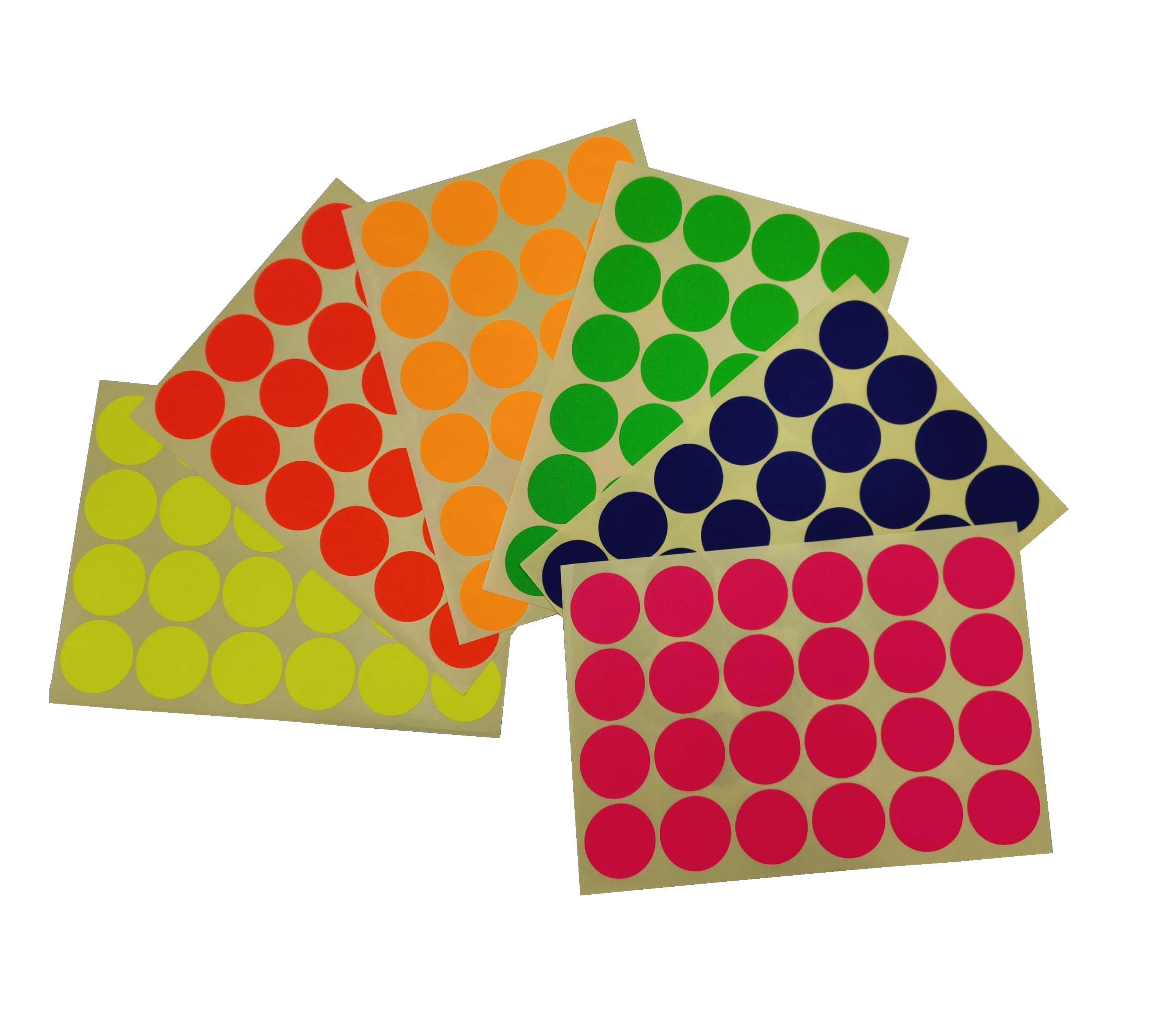 33mm ROUND Fl Label 10sht Single Color 33mm-round-fl-label-10sht-single-color
